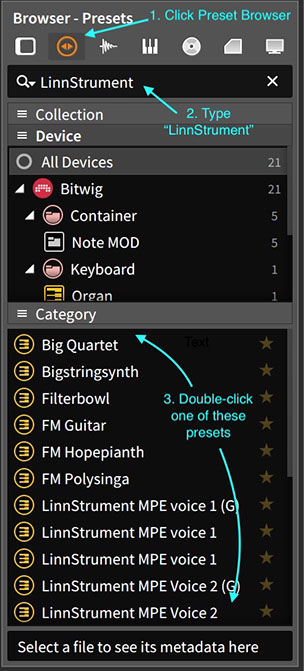 Support - LinnStrument - Free Bitwig Studio 8-Track